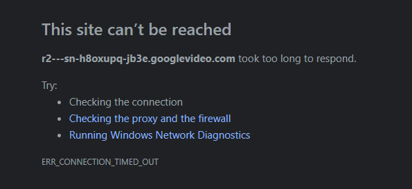 googlevideo url take too long responds · Issue #912 · fent/node-ytdl-core · GitHub