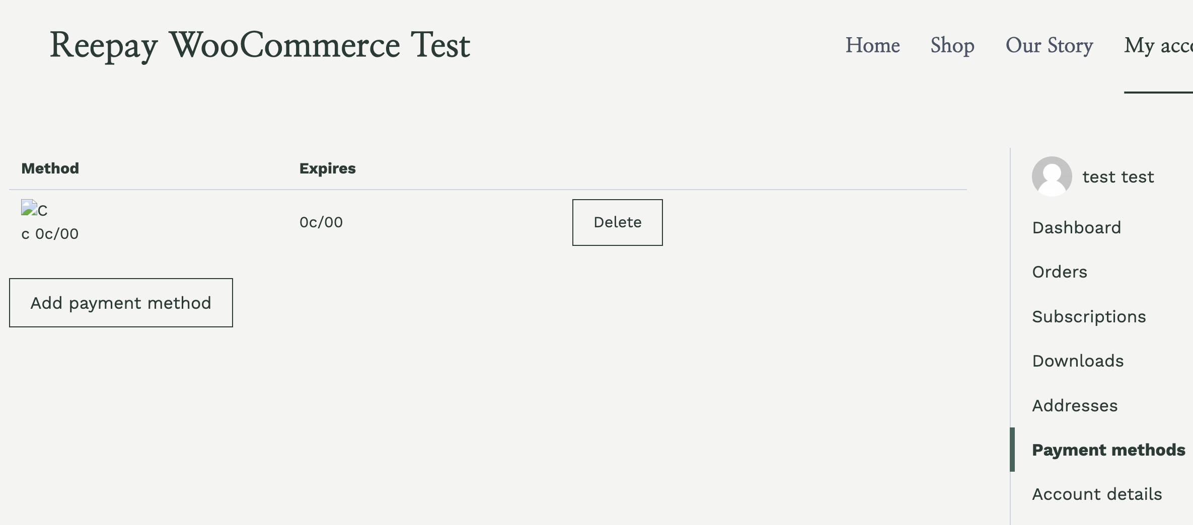 Payment method on payment method page do not owrk · Issue #200 · reepay ...