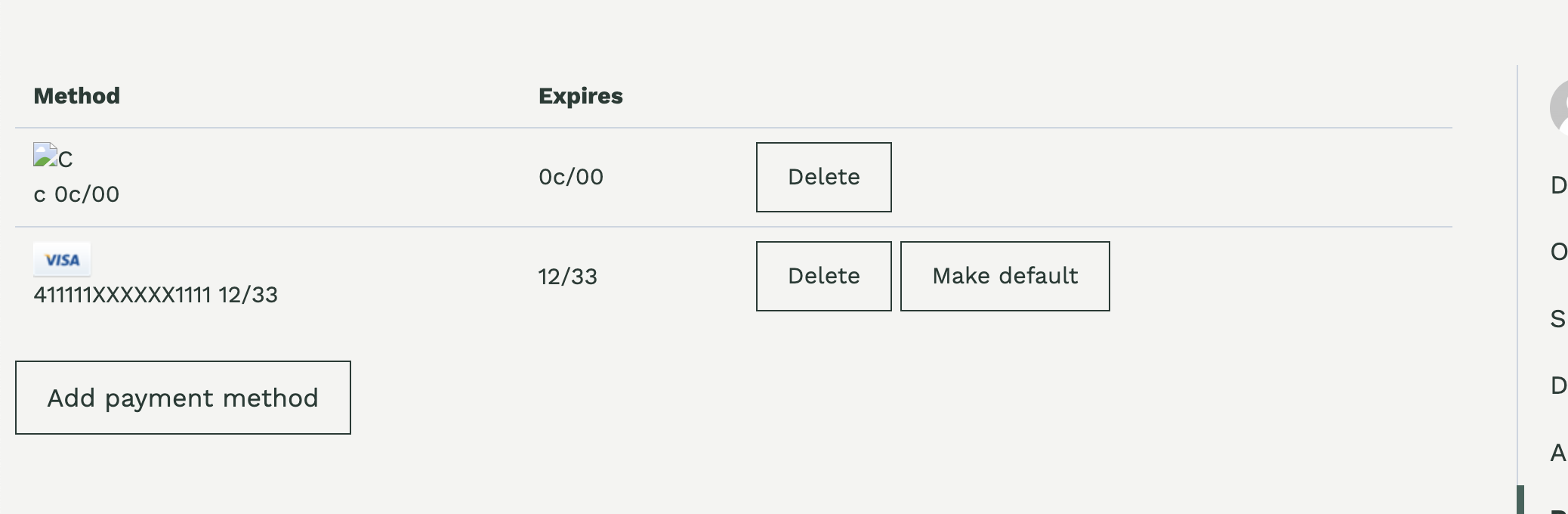 Payment method on payment method page do not owrk · Issue #200 · reepay ...