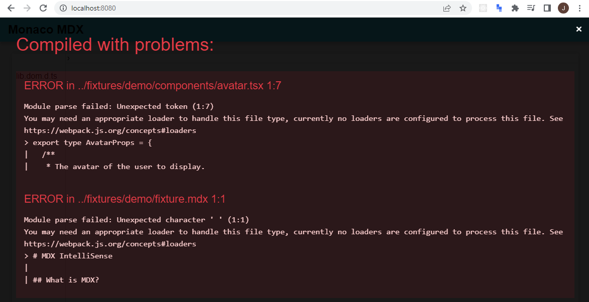 Demo Not Working · Issue 333 · Mdx Js Mdx Analyzer · Github