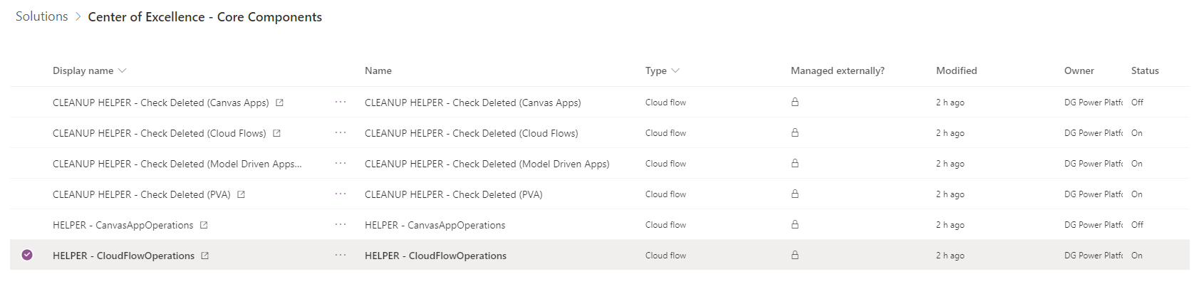 [CoE Starter Kit - BUG] Unable to turn on CLEANUP - Admin | Sync Template v3 (Check Deleted ...