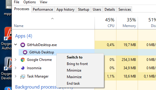 Window hiding after using a second screen · Issue #2107 · desktop ...