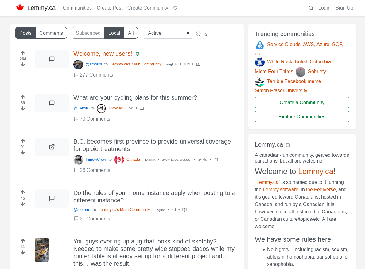UI redesign suggestions for main page · Issue #1183 · LemmyNet/lemmy-ui · GitHub