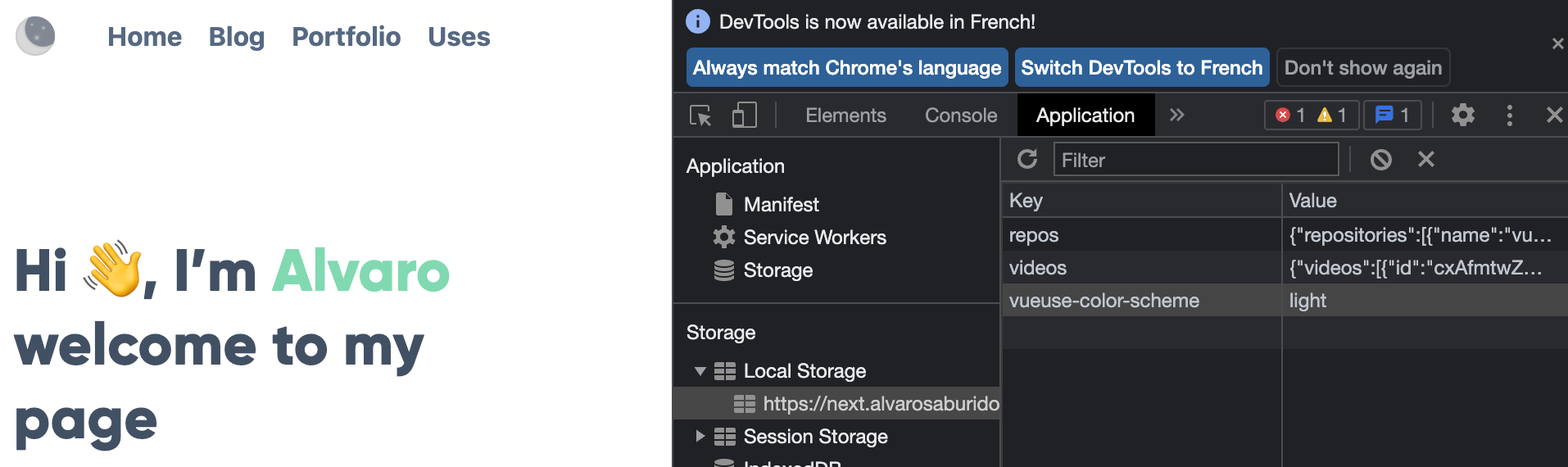 Bug Dark Theme Indicator · Issue 232 · Alvarosabuportfolio Monorepo · Github 