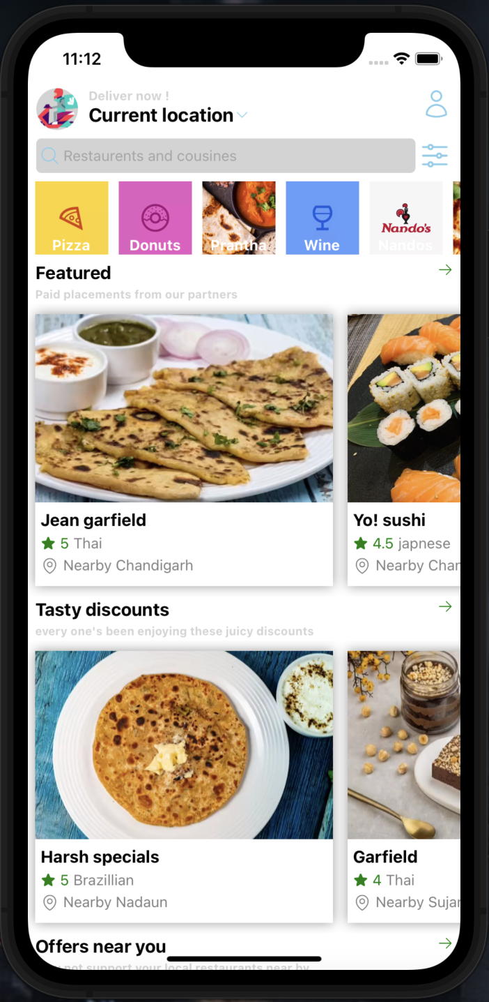 GitHub - abhishekgarfield/Deliveroo: Deliveroo app
