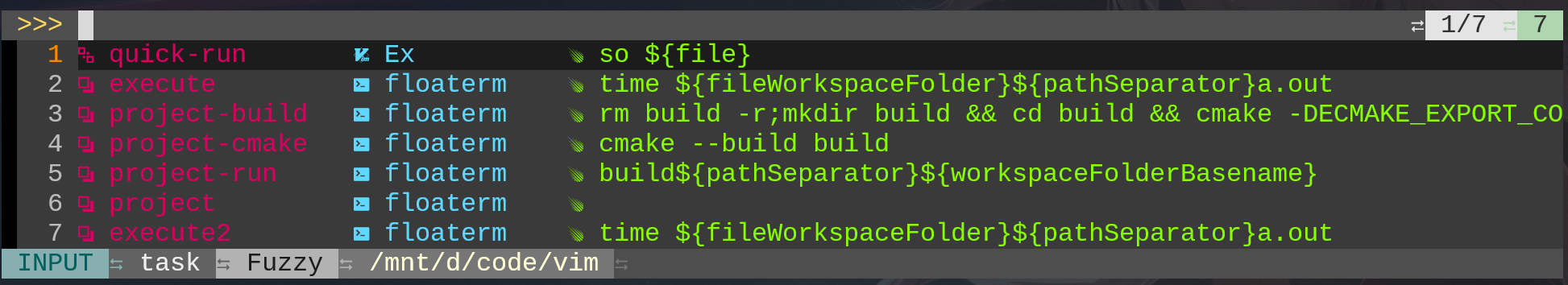 GitHub - StarfishC/vim-tasks: ⛷️ Run tasks in Vim asynchronously