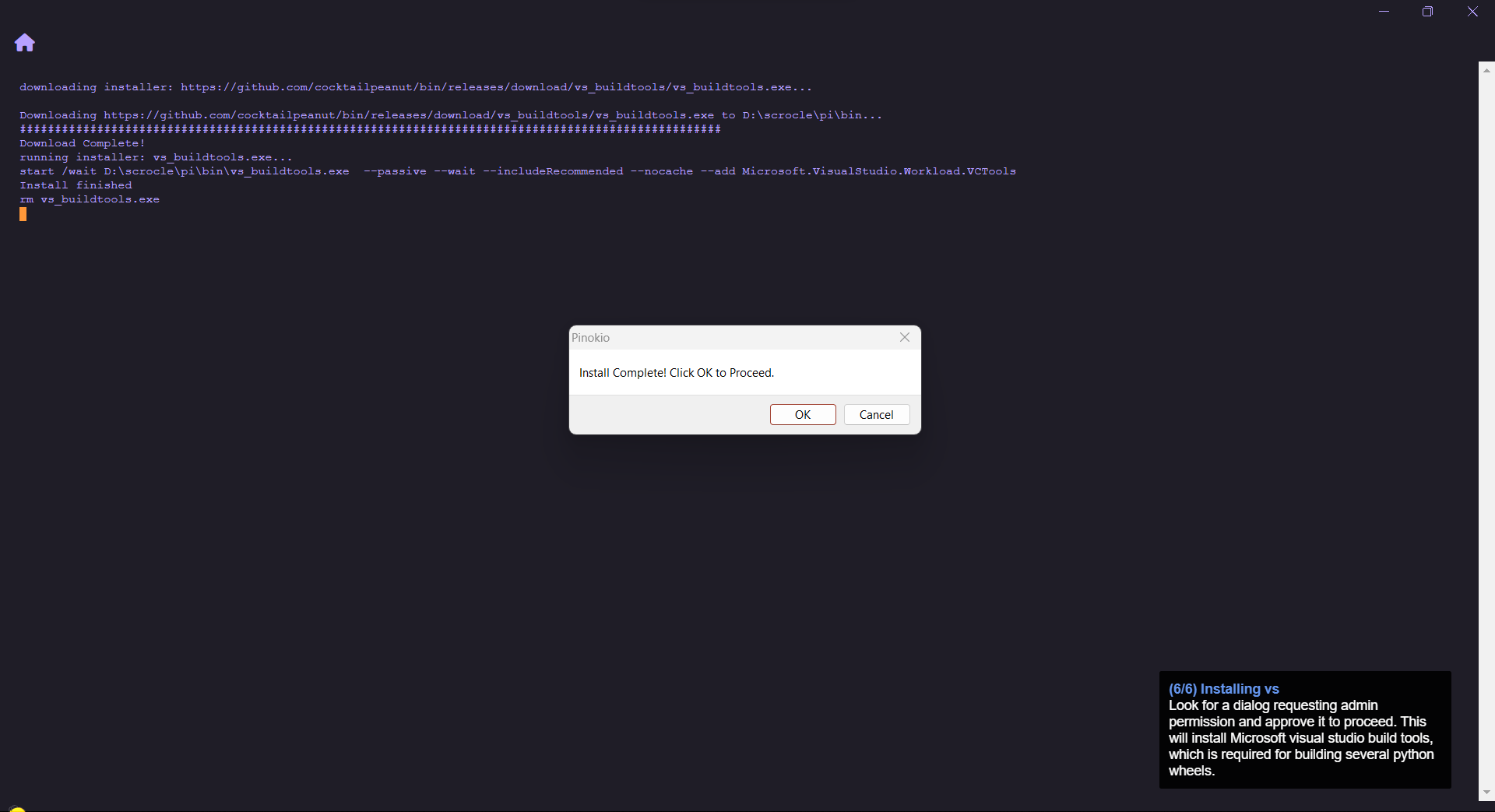 VS not detected after installation · Issue #4 · cocktailpeanut/sd-webui.pinokio · GitHub