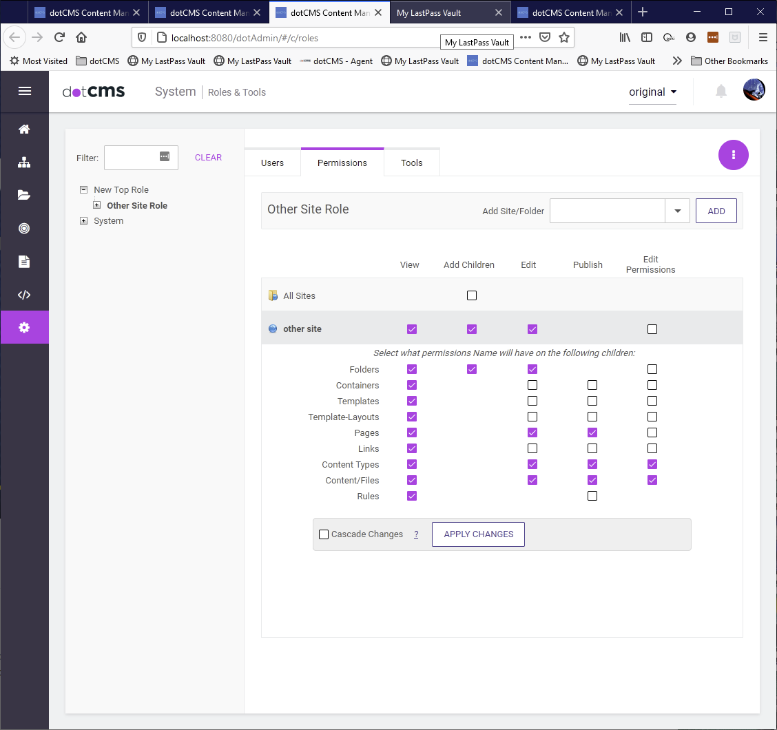 User is logged out when accessing content if the Role does not have the 'Content' portlet tool ...