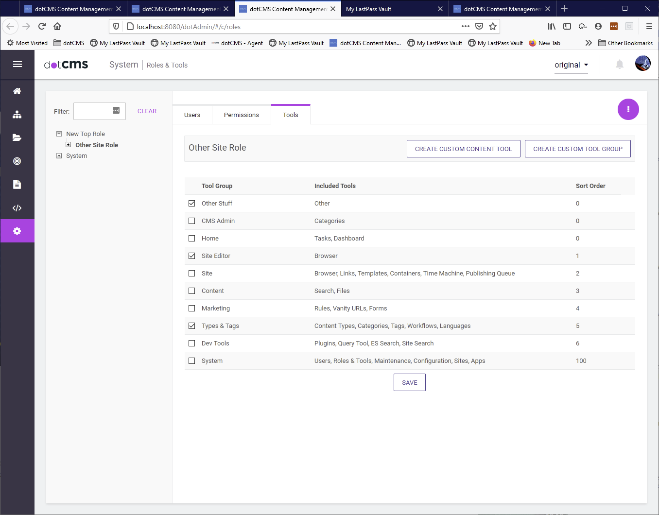User is logged out when accessing content if the Role does not have the 'Content' portlet tool ...