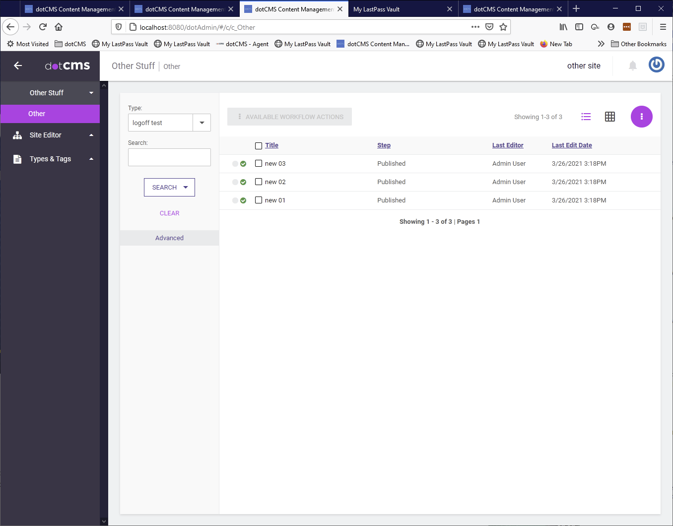 User is logged out when accessing content if the Role does not have the 'Content' portlet tool ...