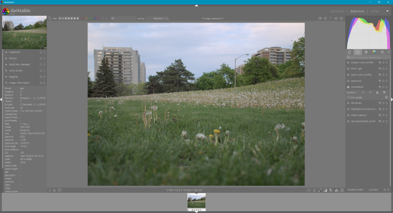 Panasonic DMC-GF2 · Issue #13226 · darktable-org/darktable · GitHub