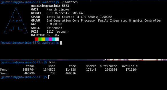 0 ram usage · Issue #61 · ad-oliviero/uwufetch · GitHub