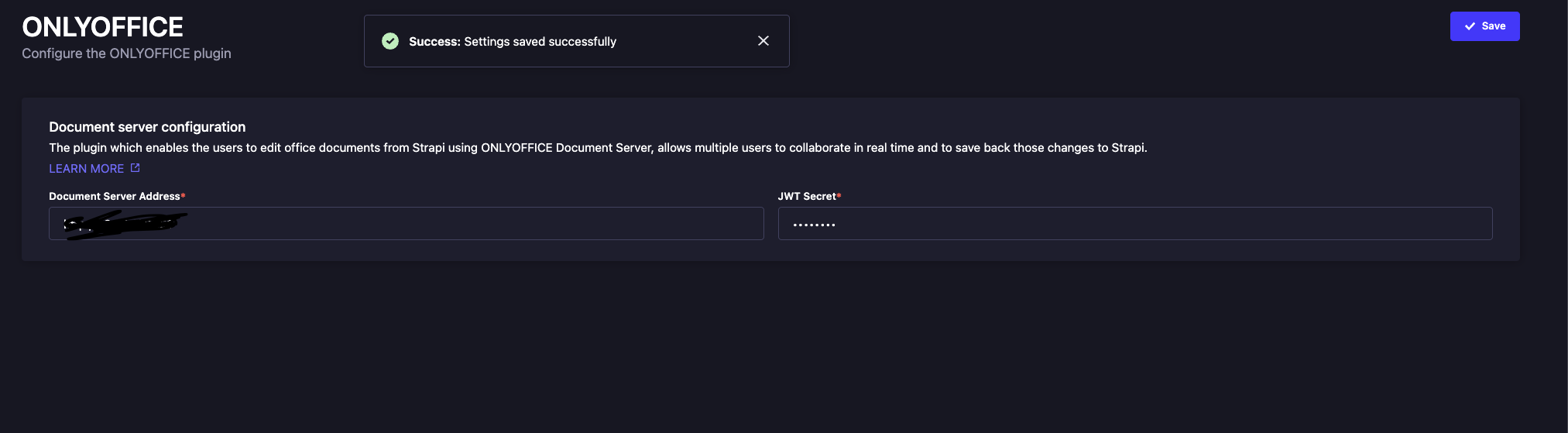 ONLYOFFICE Editor does not work as expected · Issue #16 · ONLYOFFICE/onlyoffice-strapi · GitHub