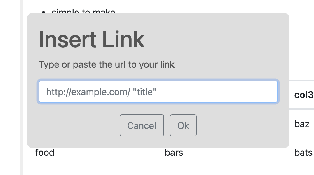 Add changes to Insert Link Popover for consistent design with insert image and attach file ...