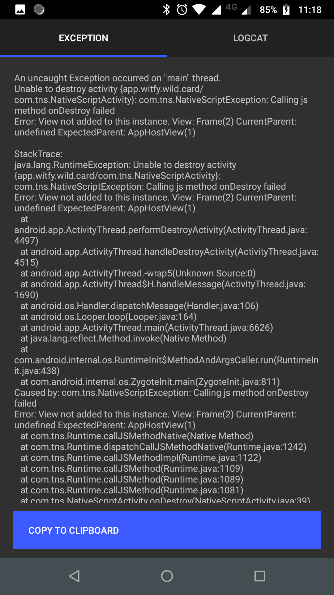 [FCM] Background notification bug when the app is on active and click background notification ...