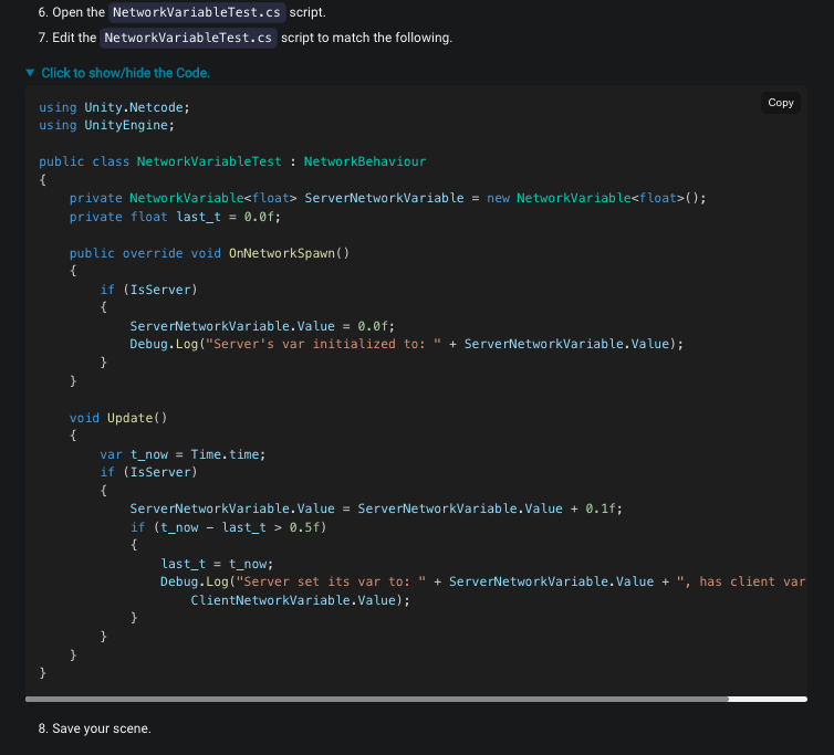 Feedback For Ocs Tutorials Goldenpath Series Gp Module Two Md · Issue 735 · Unity Technologies