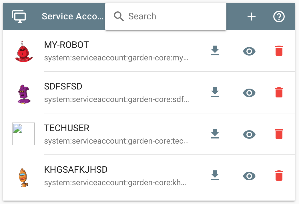 No image for "techuser" · Issue #387 · gardener/dashboard · GitHub