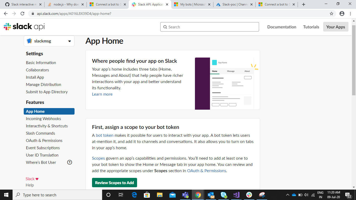 Button actions are not working in slack channel. · Issue #2553 · microsoft/BotBuilder-Samples ...