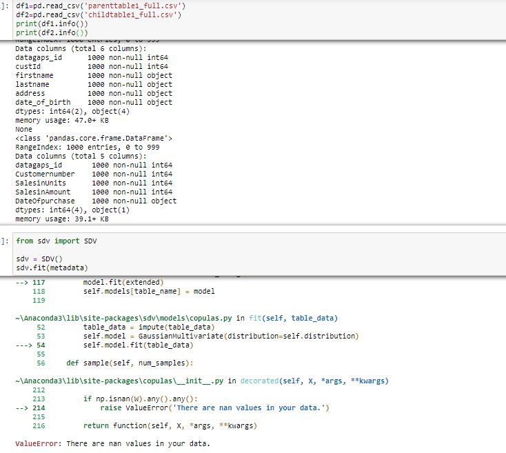 Unable to fit new data · Issue #172 · sdv-dev/SDV · GitHub