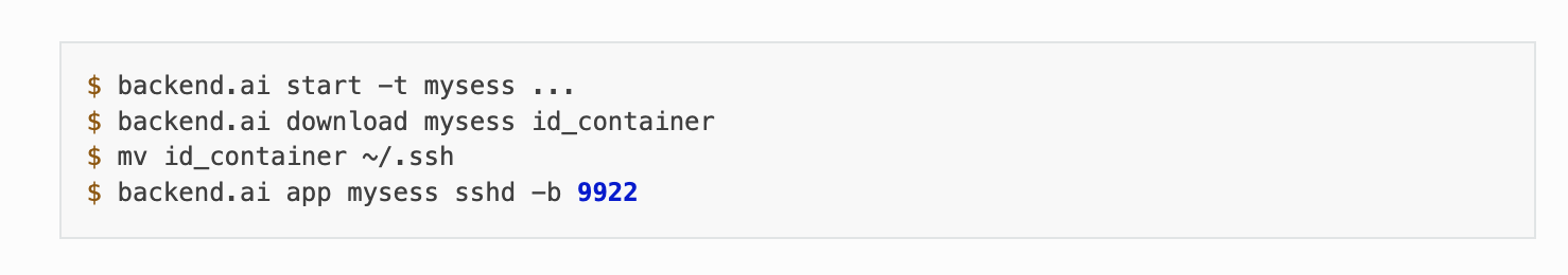 Update docs for session command example · Issue #631 · lablup/backend.ai · GitHub