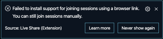 "Failed to install support for joining sessions from a URL" · Issue ...