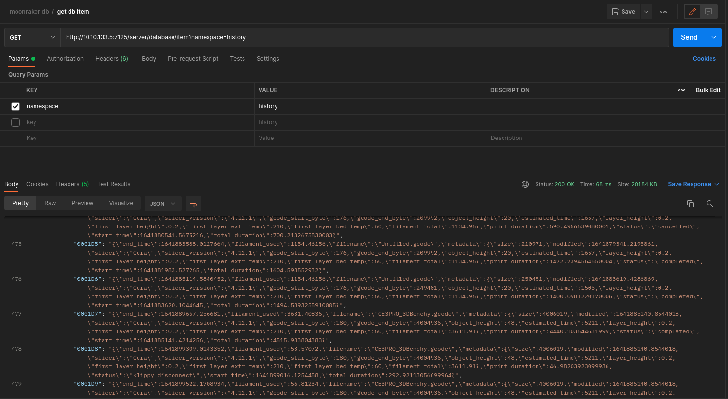 unable to write json to moonraker DB API properly · Issue #379 ...