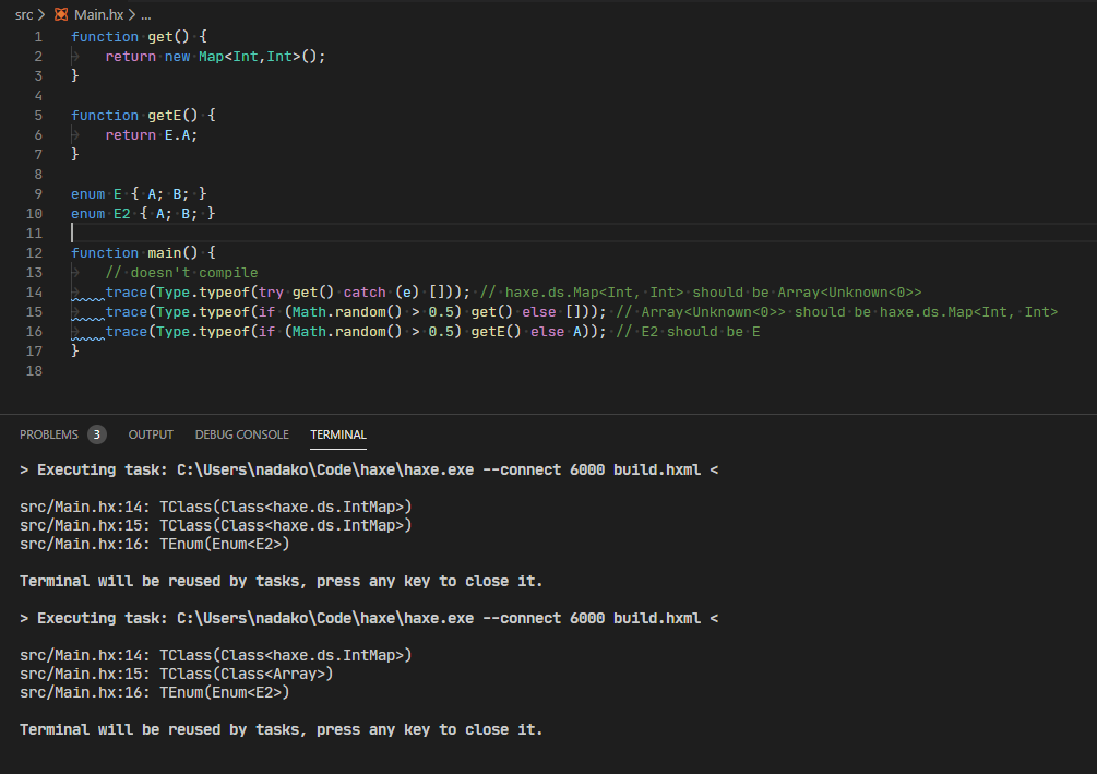 Expected type is not propagated through branching · Issue #9450 · HaxeFoundation/haxe · GitHub