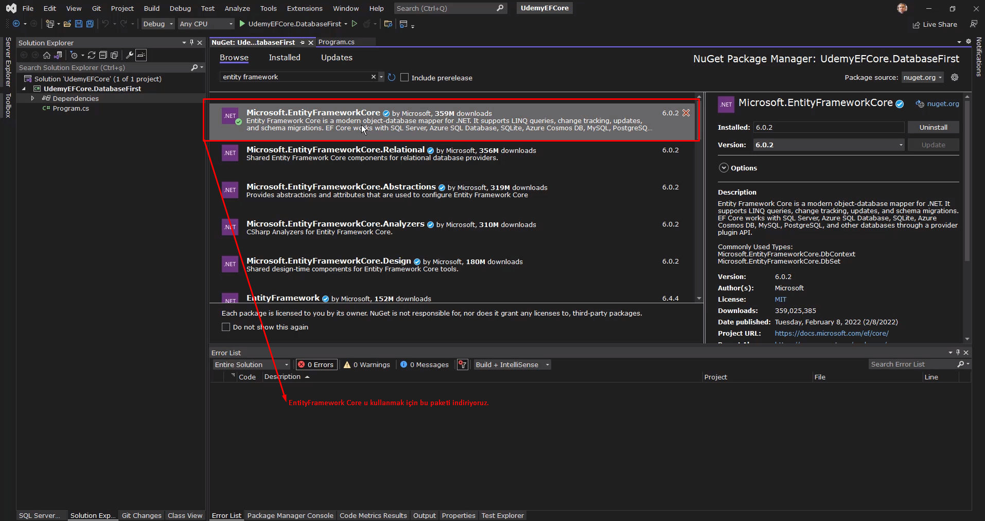 GitHub - alicanyilmazz/EfCoreTutorial