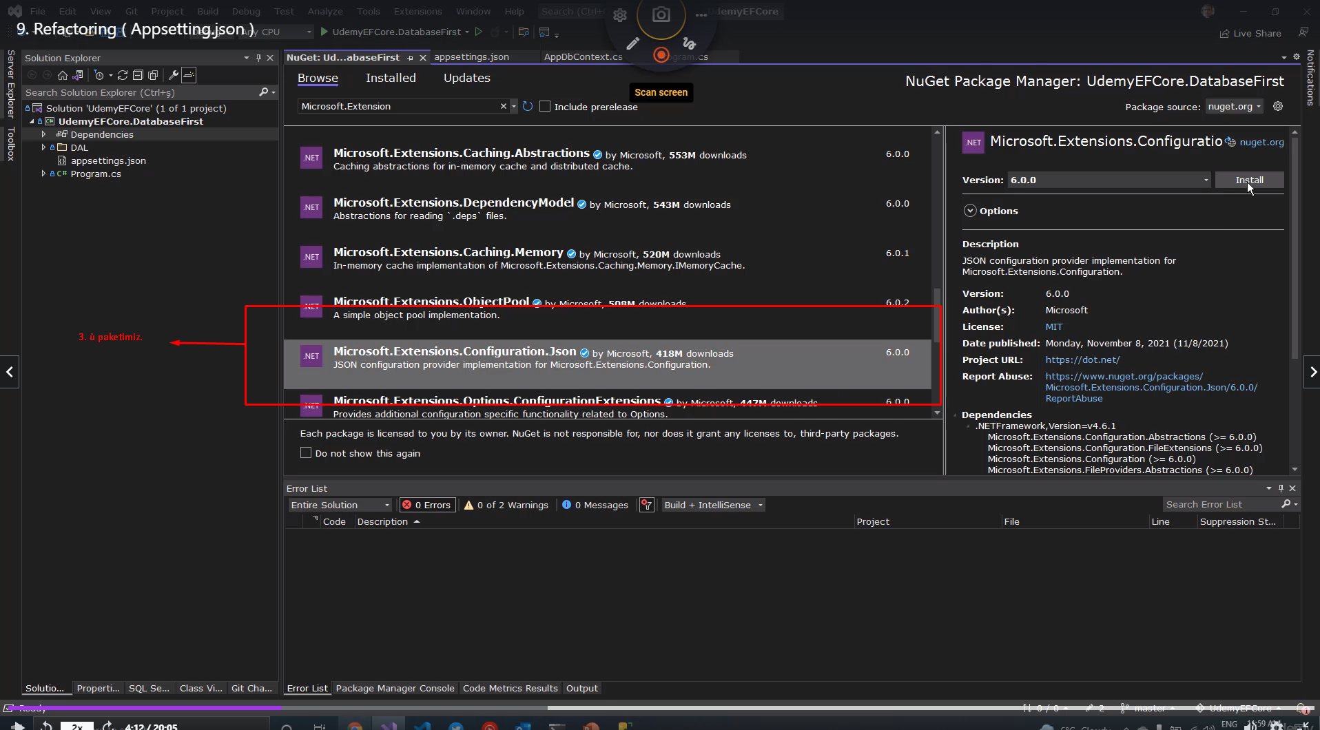 GitHub - alicanyilmazz/EfCoreTutorial