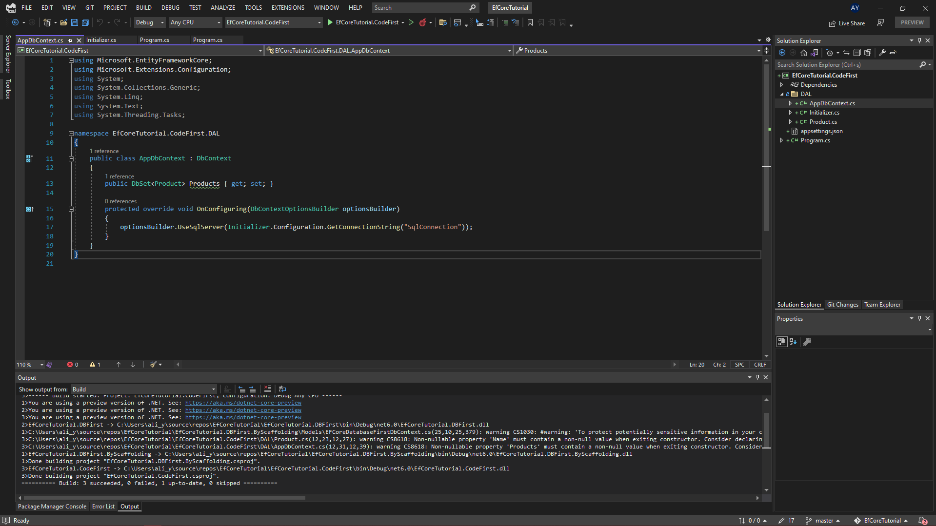 GitHub - alicanyilmazz/EfCoreTutorial