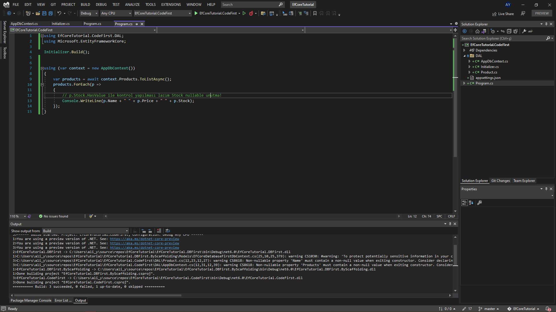 GitHub - alicanyilmazz/EfCoreTutorial