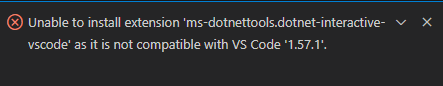 Can't install extension using .vsix offline · Issue #1458 · dotnet/interactive · GitHub