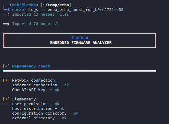 AI supported firmware analysis · e-m-b-a/emba Wiki · GitHub