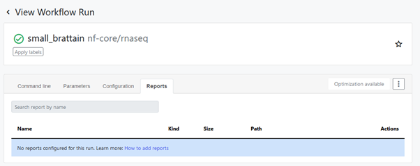No reports when Tower is enabled using the config file · Issue #389 · seqeralabs/nf-tower · GitHub