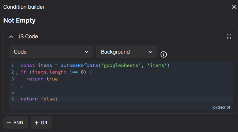 Code does not run in the background (Conditions Block) · Issue #1325 ...