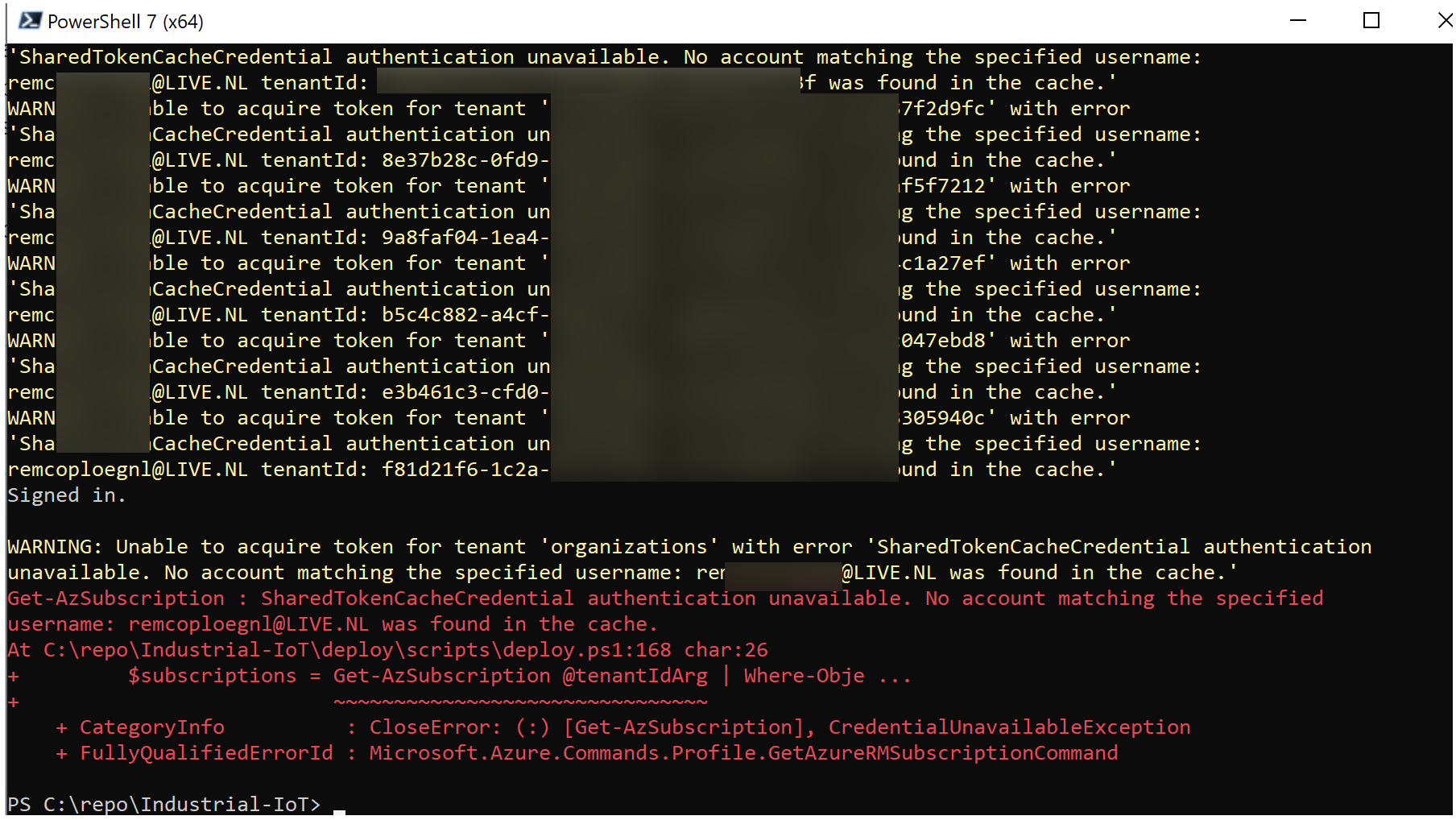 Deployment error · Issue #1488 · Azure/Industrial-IoT · GitHub