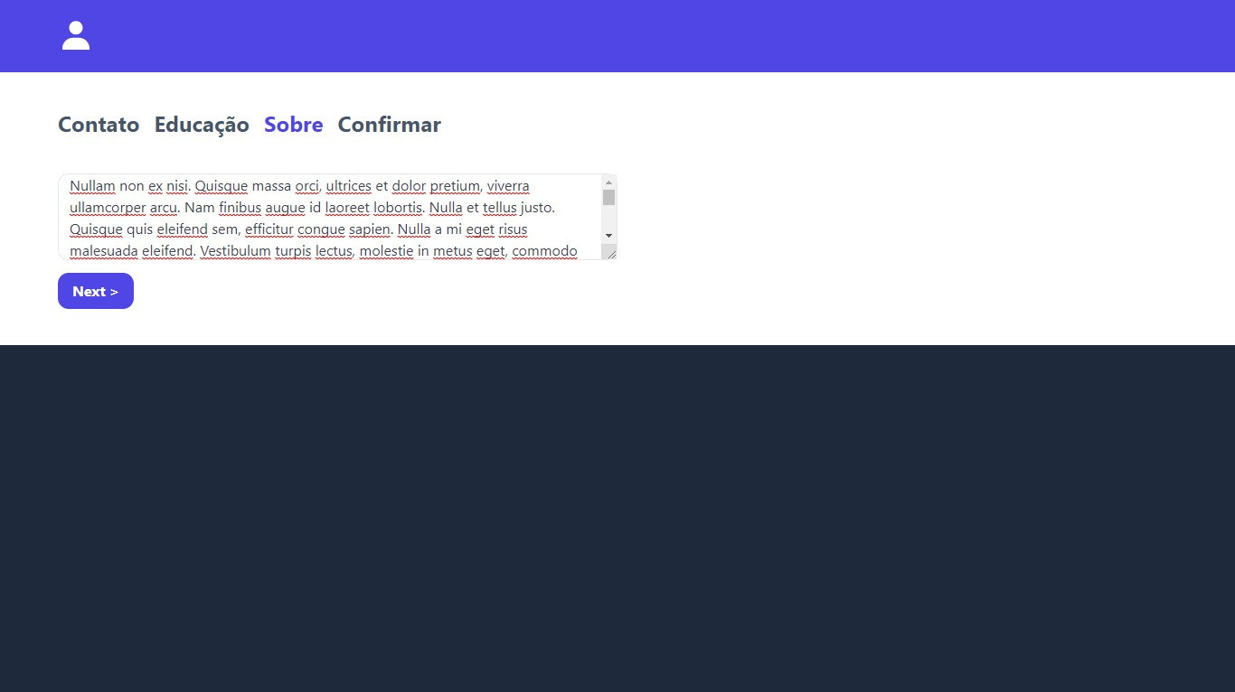 GitHub - edpadua/MultStepForm: This project consists of a registration form of users divided ...