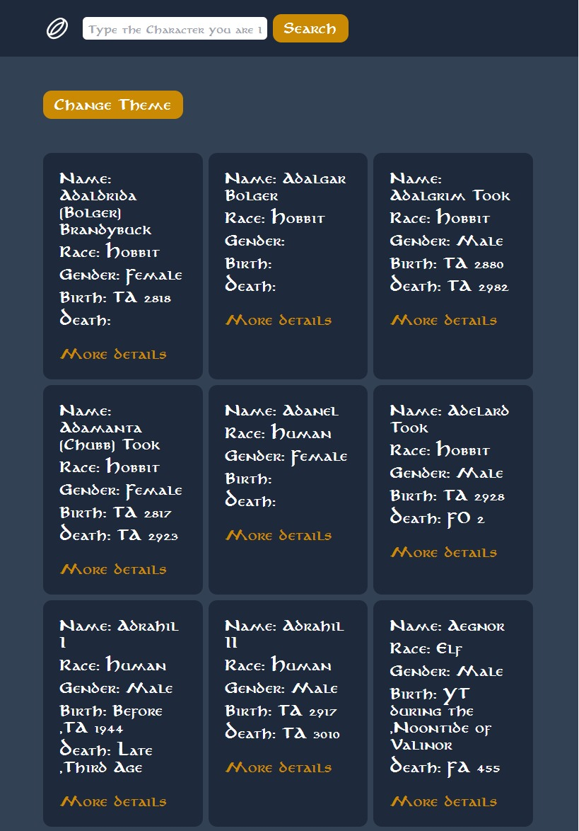 GitHub - edpadua/LOTR: This project is a system developed with the ReactJS library that shows ...