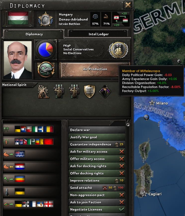 AUS HUN - Germany applying Mitteleuropa to Hungary after austria went ...