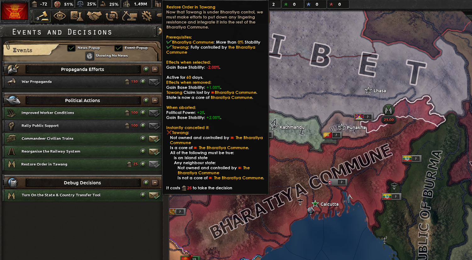 Bhc Doesnt Start With Core On Tawang · Issue 18878 · Kaiserreichkaiserreich 4 Bug Reports