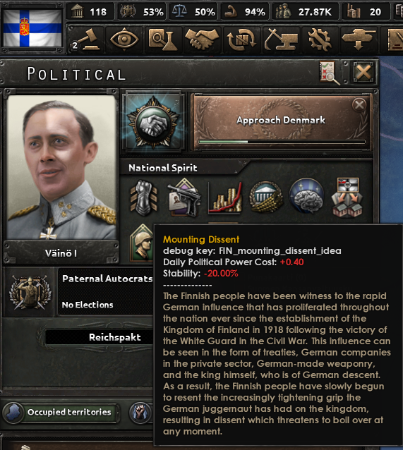 FIN - Not getting rid of Mounting Dissent · Issue #10567 · Kaiserreich/Kaiserreich-4-Bug-Reports ...