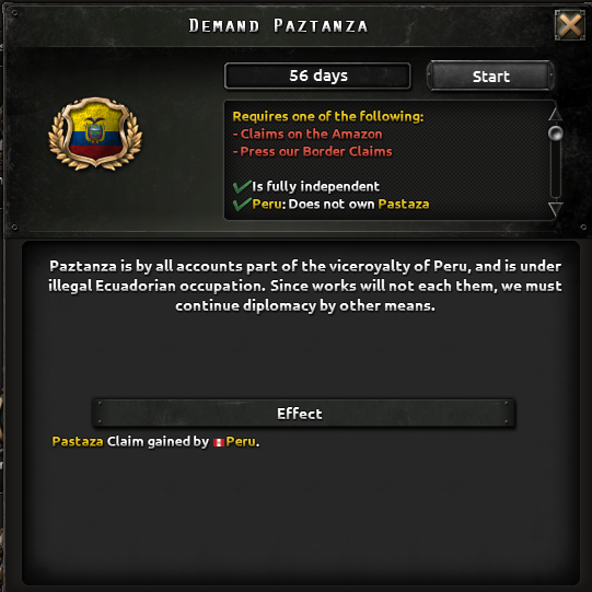 PRU - Claims on core in Pastaza · Issue #11277 · Kaiserreich/Kaiserreich-4-Bug-Reports · GitHub