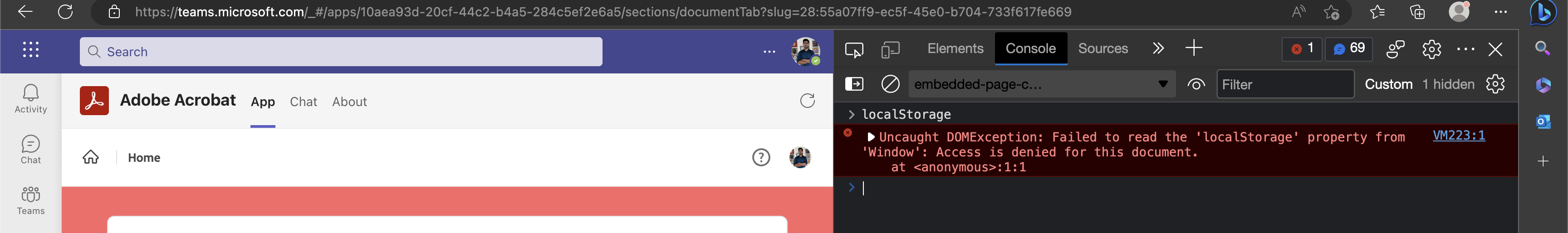 Provide Storage to store App data/configuration where Storage is disabled. · Issue #1747 ...