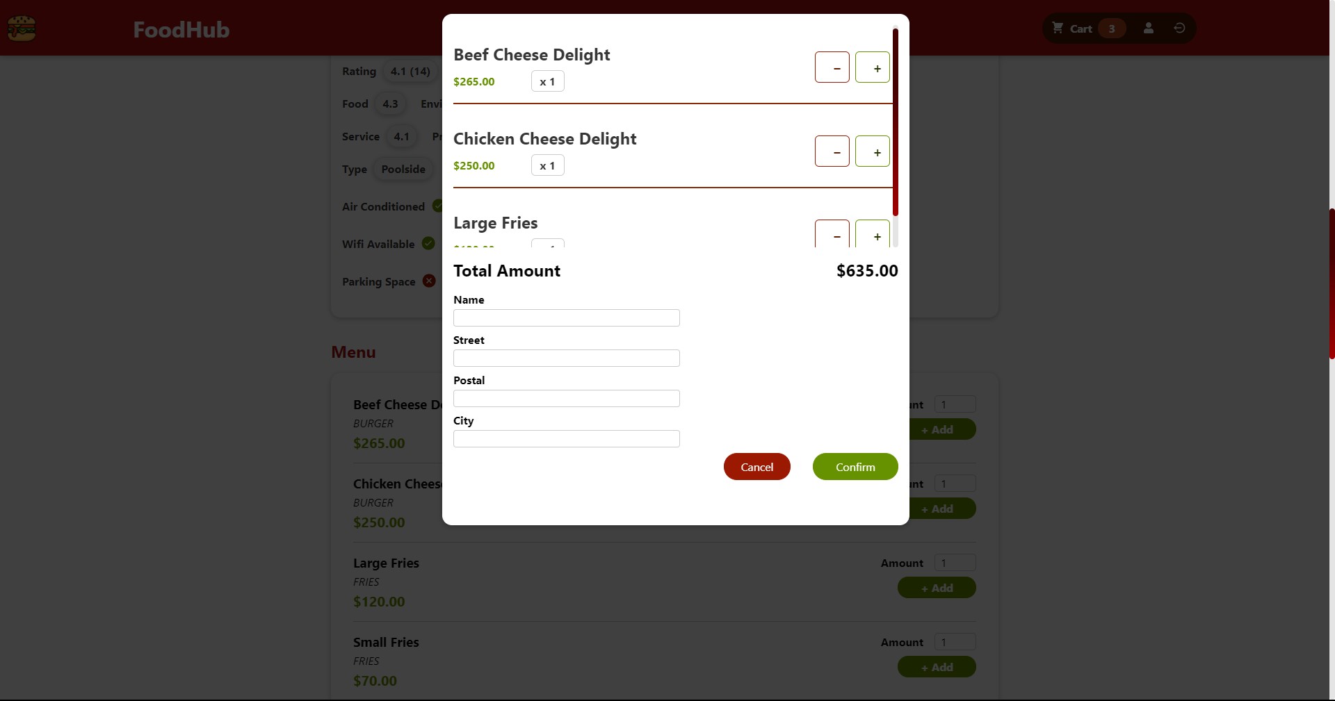 GitHub - Aelbish/FoodHub: This is a React application. This is a food ...