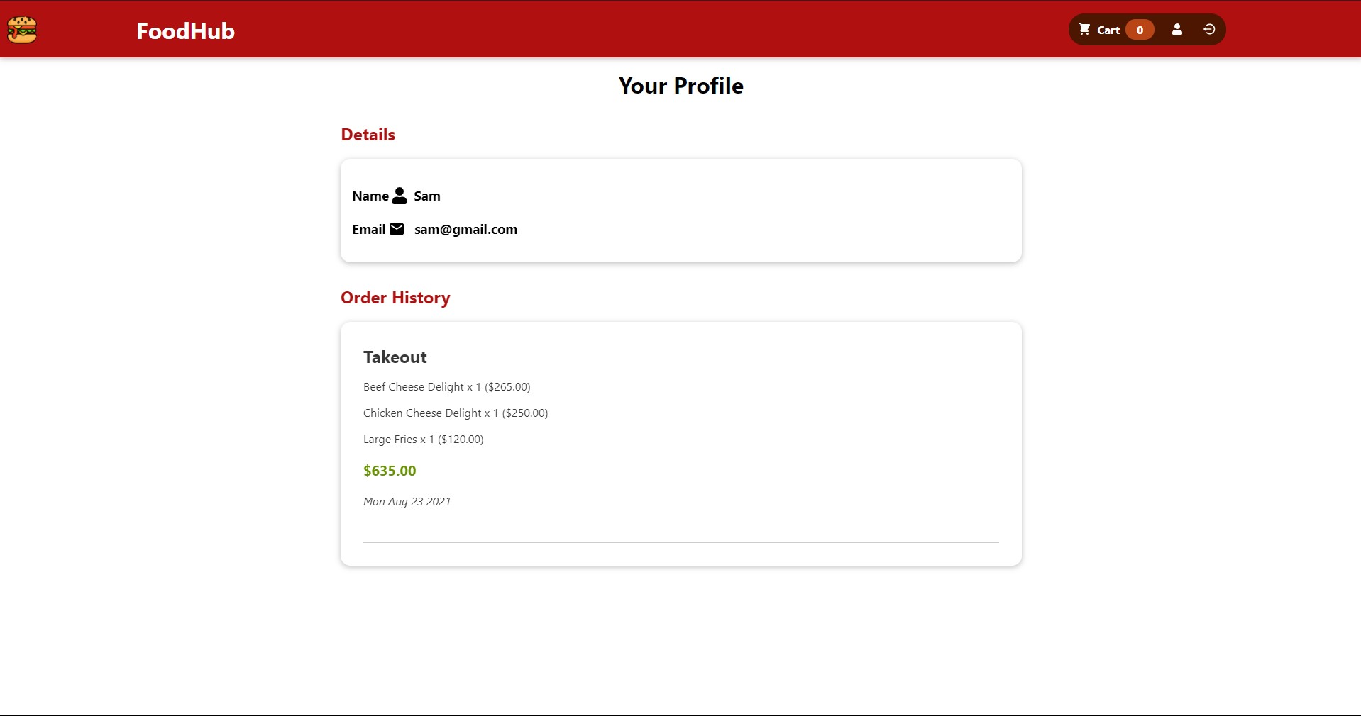 GitHub - Aelbish/FoodHub: This is a React application. This is a food ...