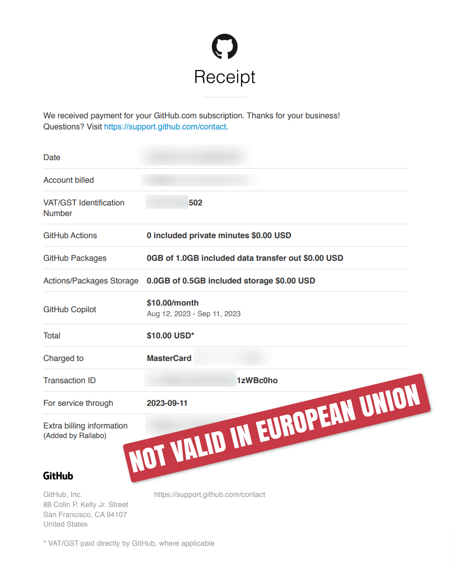 Invoices for copilot · community · Discussion #30500 · GitHub