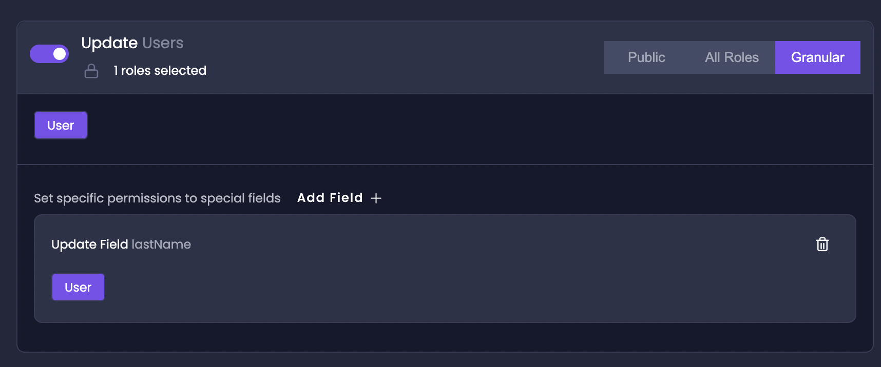 🐛 Bug Report: field level granular permission is missing in delete action · Issue #3686 ...