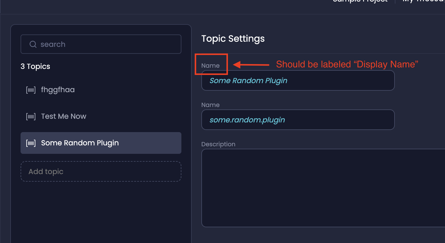 🐛 Bug Report: Duplicate label in Topic UI · Issue #4016 · amplication/amplication · GitHub