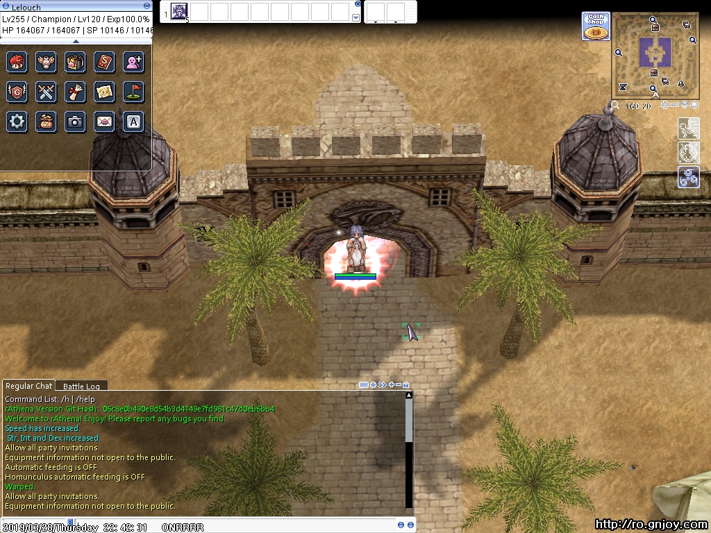 rAthena vs Hercules @warp, @go and warp portal character position ...
