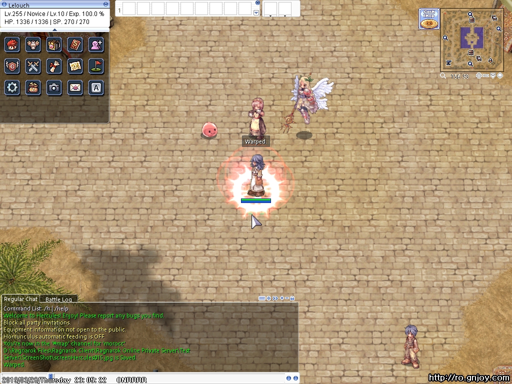 rAthena vs Hercules @warp, @go and warp portal character position ...